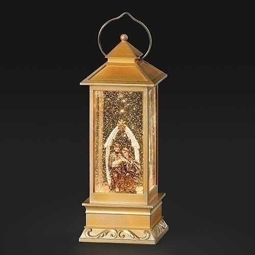 Holy Family Lantern with Lighted Glitter Swirl – St. Anthony's Catholic ...