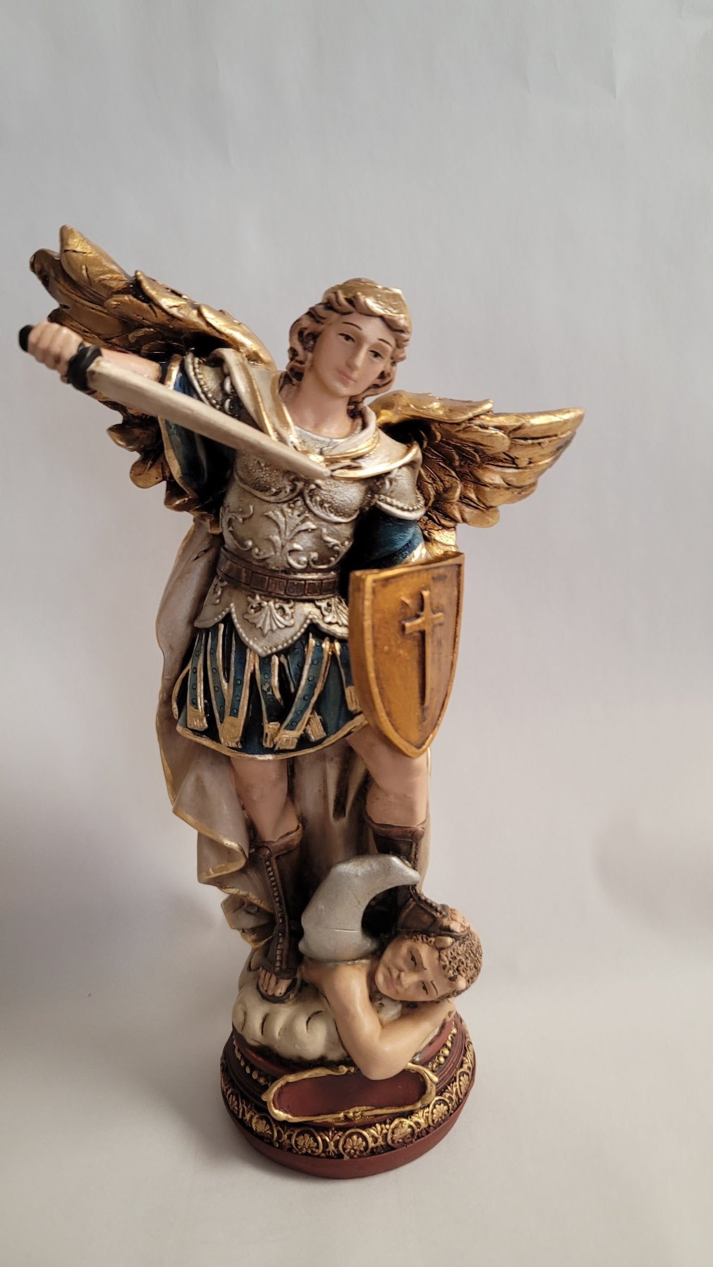 St. Michael the Archangel, Liscano - 9" Statue – St. Anthony's Catholic ...