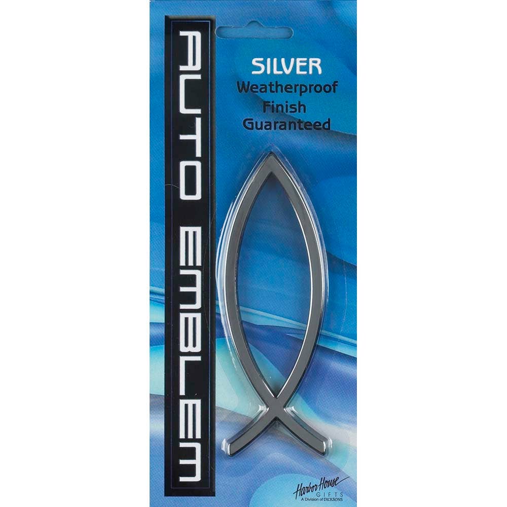 Auto Emblem Fish (Ichthus) – St. Anthony's Catholic Gift Shop