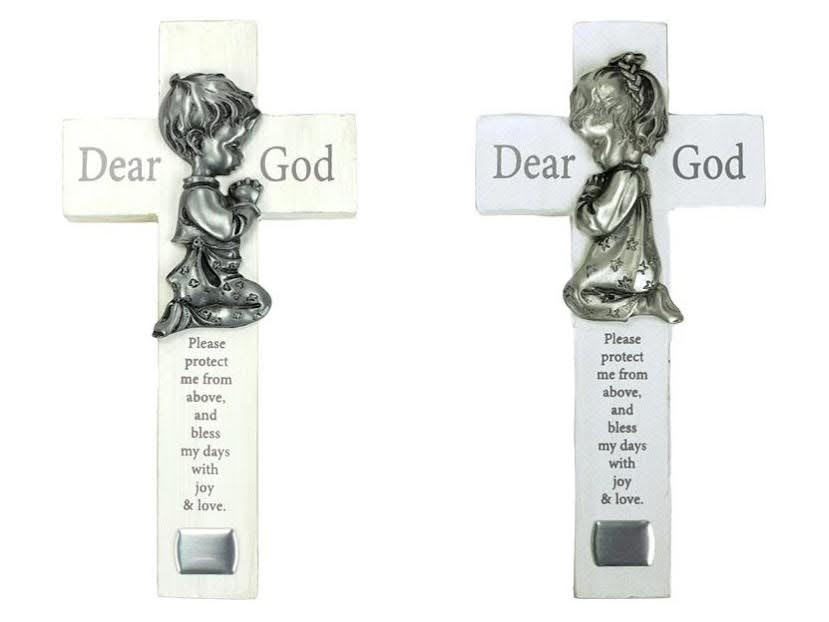 Bedtime Prayer Wall Cross (Boy or Girl) - 6" – St. Anthony's Catholic ...