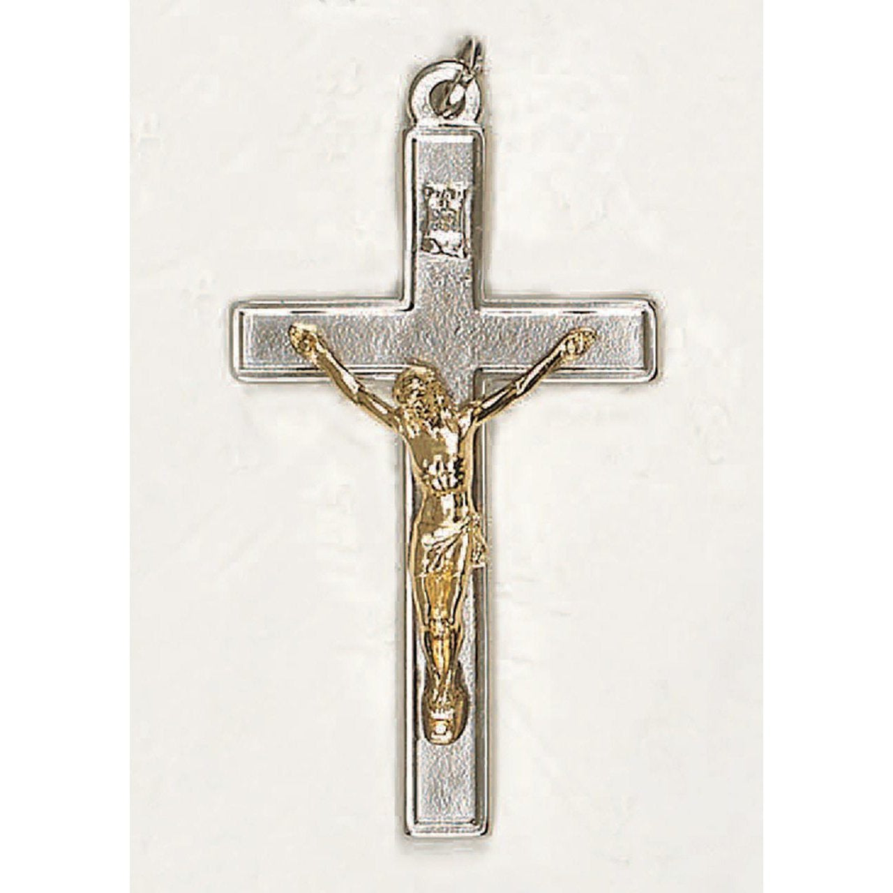 Silver Tone Crucifix with Gold Tone Corpus – St. Anthony's Catholic ...