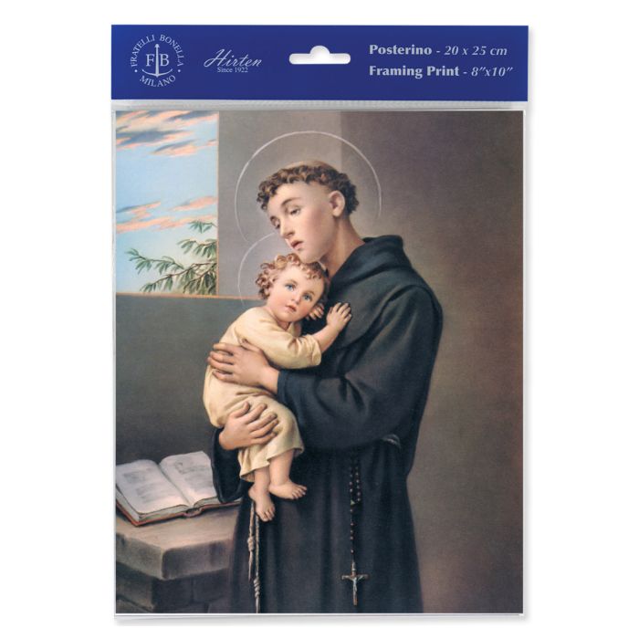 St. Anthony Poster 8" x 10" – St. Anthony's Catholic Gift Shop