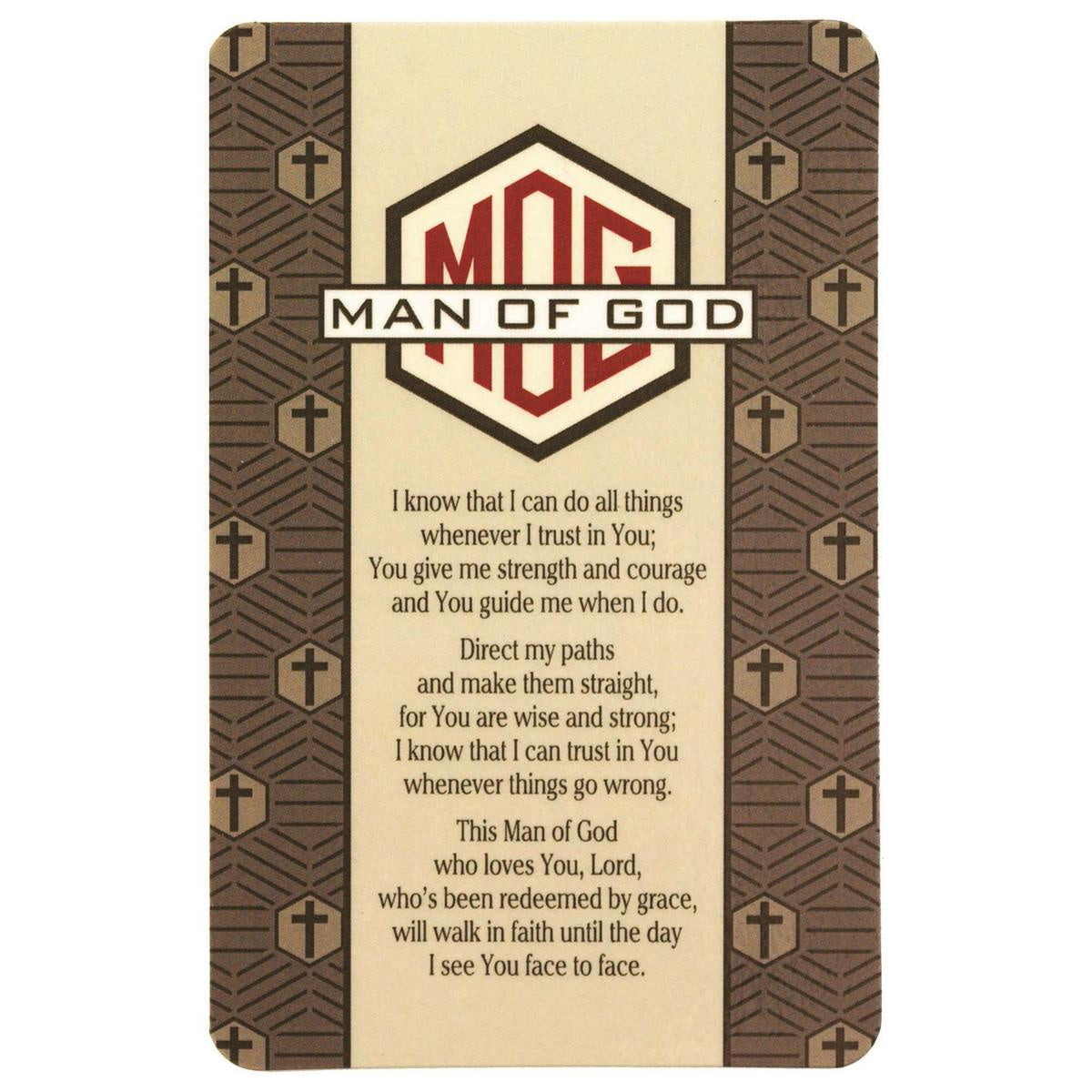 Man of God Prayer Gift Card – St. Anthony's Catholic Gift Shop