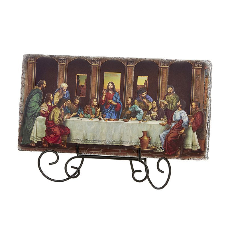 The Last Supper Tile Plaque - 10.5 inches wide – St. Anthony's Catholic ...