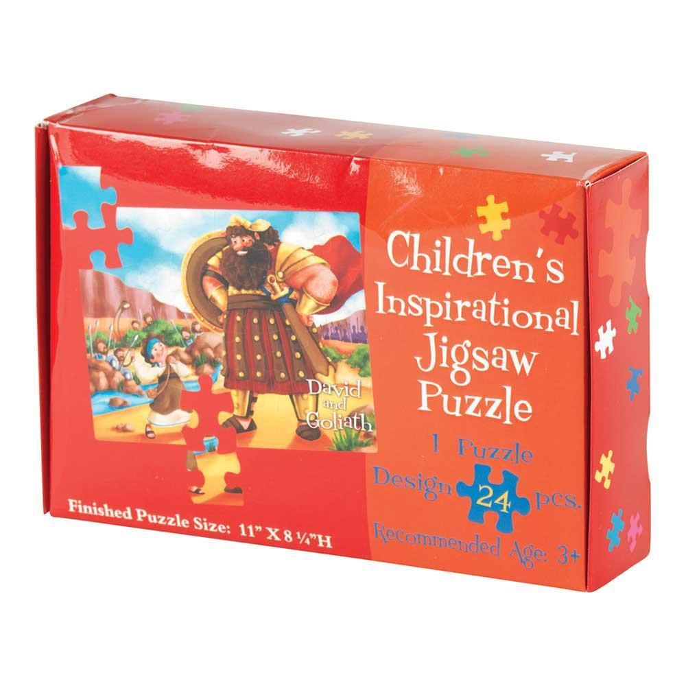 David and Goliath Jigsaw Puzzle – St. Anthony's Catholic Gift Shop