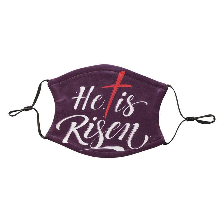He Is Risen Cloth Mask – St. Anthony's Catholic Gift Shop