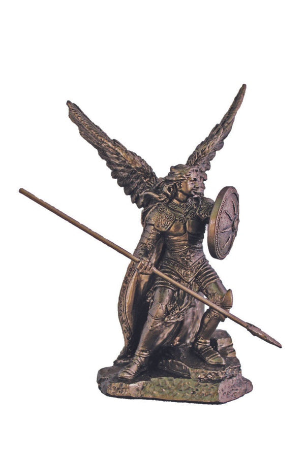 St. Raphael, Hand-Painted Cold-Cast Bronze - 4" Statue – St. Anthony's ...