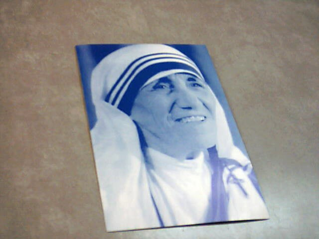 Mother Teresa Holy Card – St. Anthony's Catholic Gift Shop