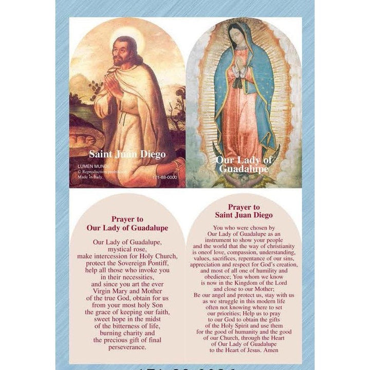 Our Lady of Guadalupe and St. Juan Diego Prayer Folder – St. Anthony's ...
