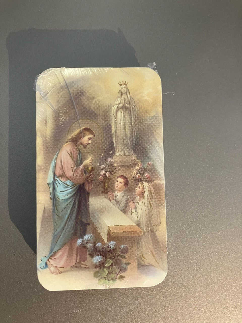 First Holy Communion Remembrance Holy Card - BLANK on back for printin ...