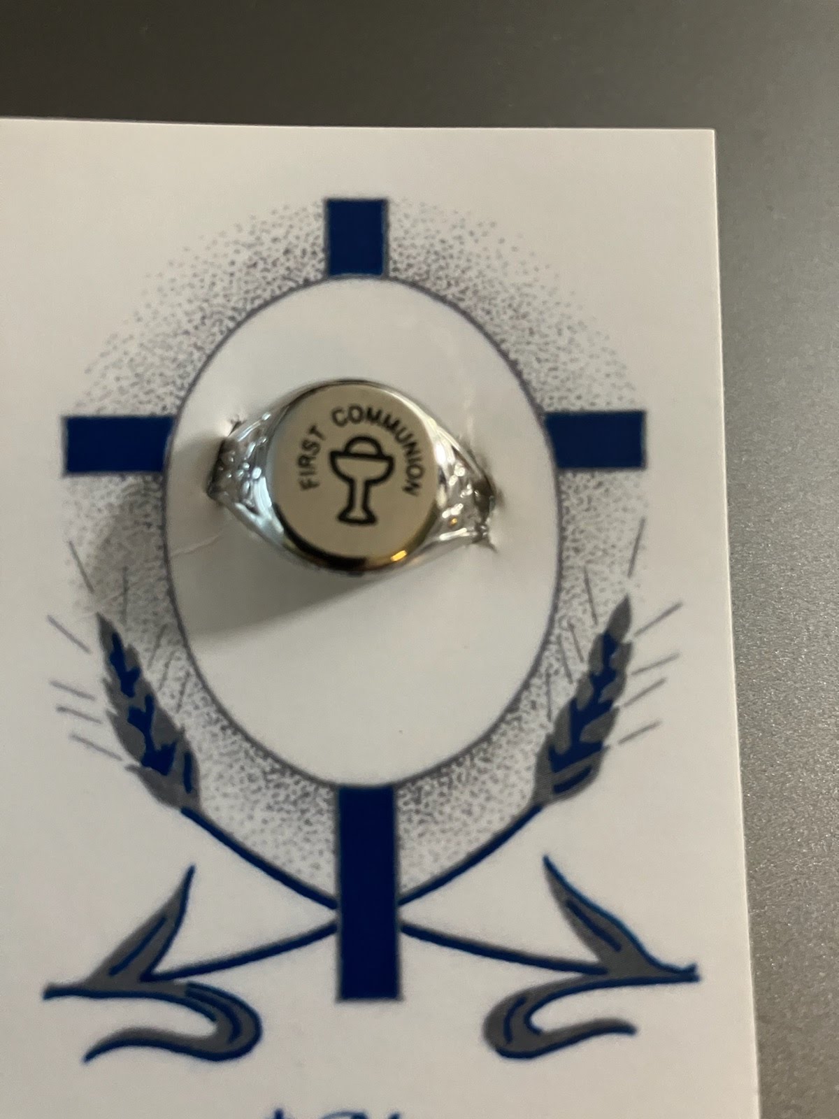 First Communion Ring – St. Anthony's Catholic Gift Shop