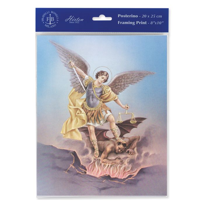 St. Michael the Archangel Poster – St. Anthony's Catholic Gift Shop