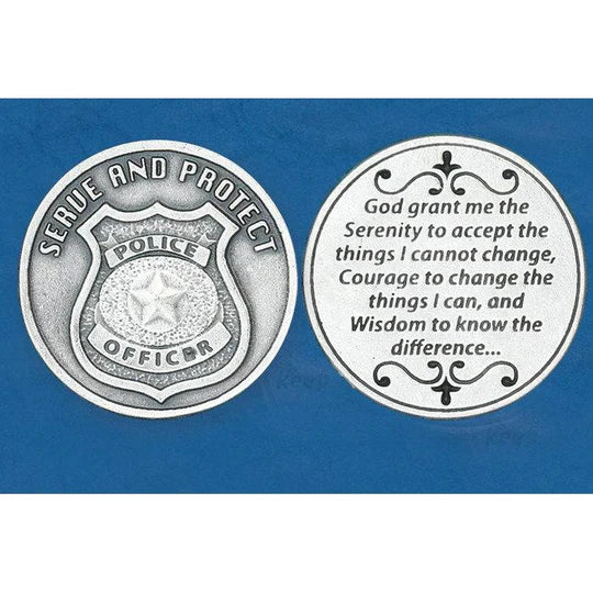 Police Officers' Pocket token with Serenity prayer – St. Anthony's ...